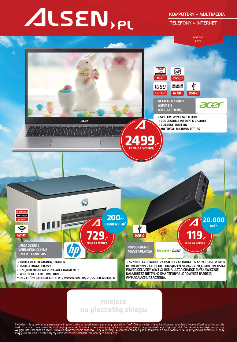 Tensor Alsen. Salon komputerowy. Specjalistyczny sklep z akcesoriami ...