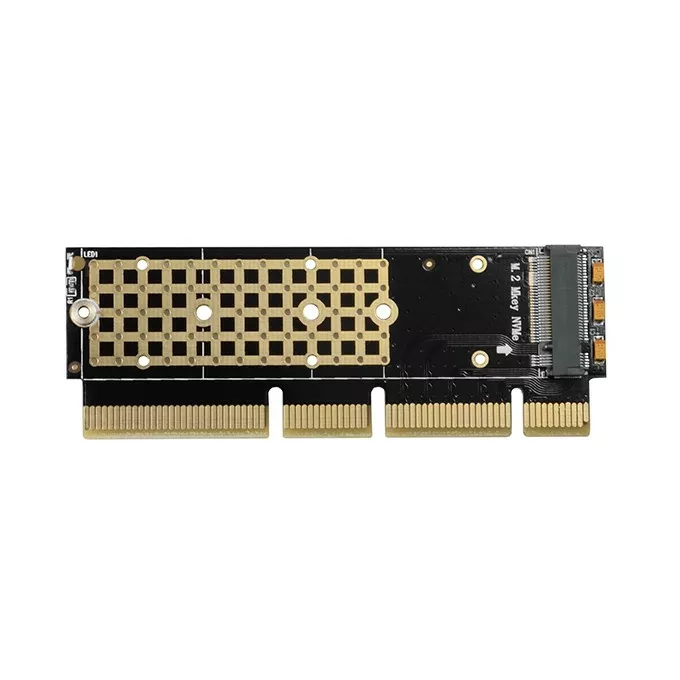 AXAGON PCEM2-1U Adapter wewnętrzny PCIe x16/x8/x4, M.2 NVMe M-key slot ...
