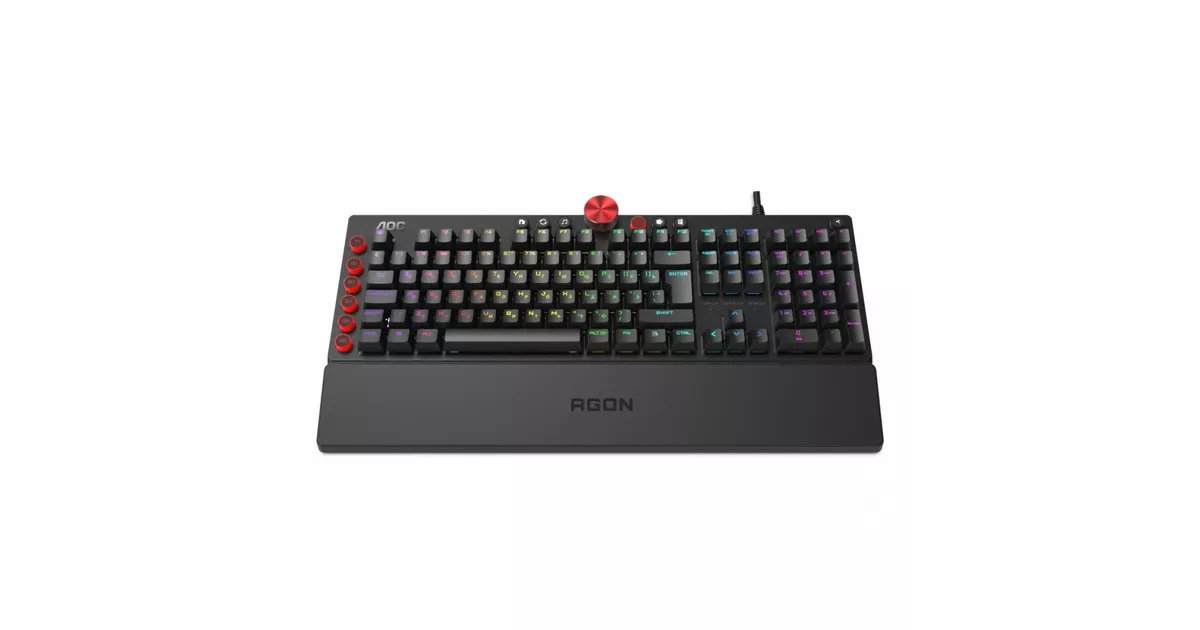 AOC Klawiatura Agon AGK700 Mechanical Wired Gaming Keyboard Cherry MX ...