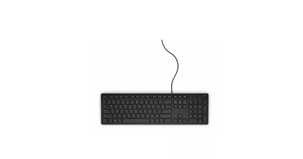 Dell Klawiatura multimedialna KB216 US International (QWERTY) - czarna ...