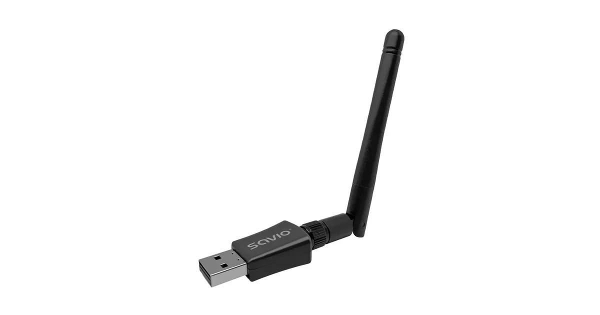 Savio Karta sieciowa adapter Wi-Fi USB, 2.4 GHz / 5 GHz, 433 Mbps, AK-61 | Alsen.pl