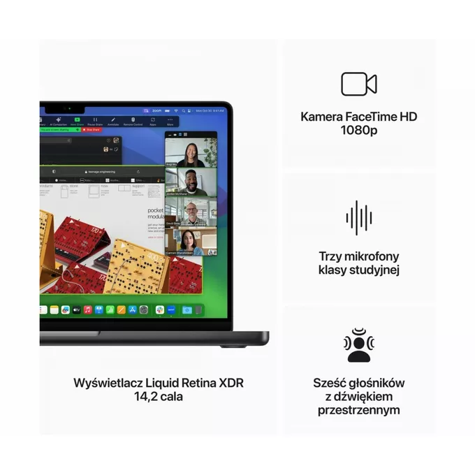 Apple MacBook Pro 16,2 cali: M3 Max 16/40, 48GB, 1TB - Gwiezdna czerń ...