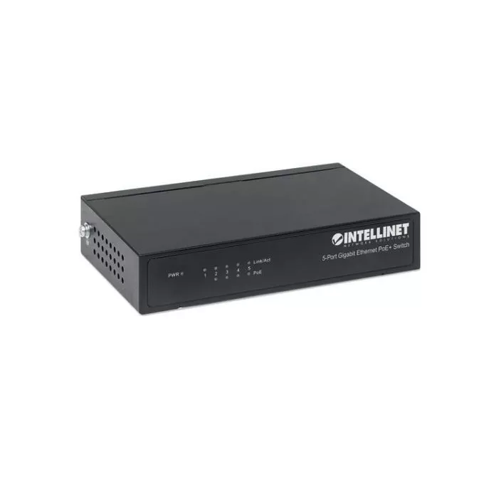 Intellinet Switch Gigabit 5 portów RJ45 POE+, desktop | Alsen.pl
