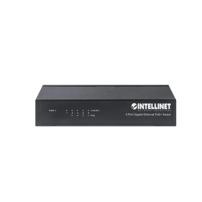 Intellinet Switch Gigabit 5 portów RJ45 POE+, desktop | Alsen.pl