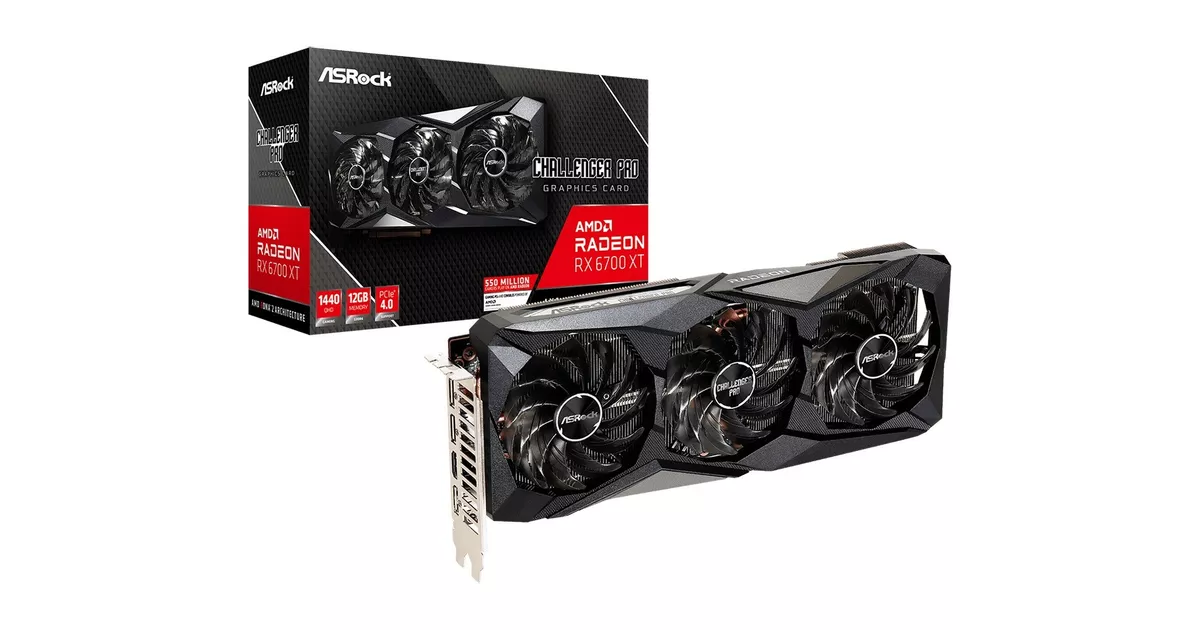 ASRock Karta graficzna Radeon RX 6700 XT Challenger Pro 12GB 192bit ...