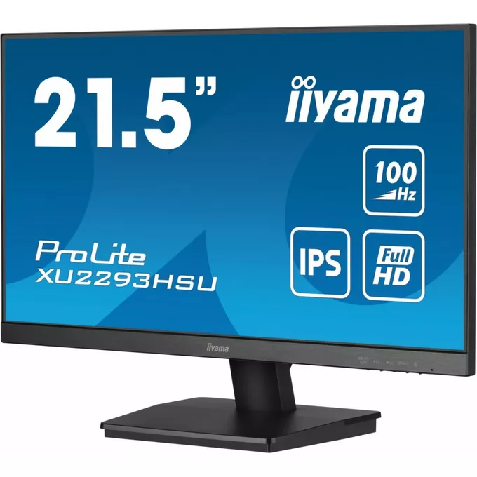 IIYAMA Monitor ProLite XU2293HSU-B6 21.5 cala IPS,100Hz,FHD,1ms,HDMI,DP,2xUSB,2x2W, FreeSync ...