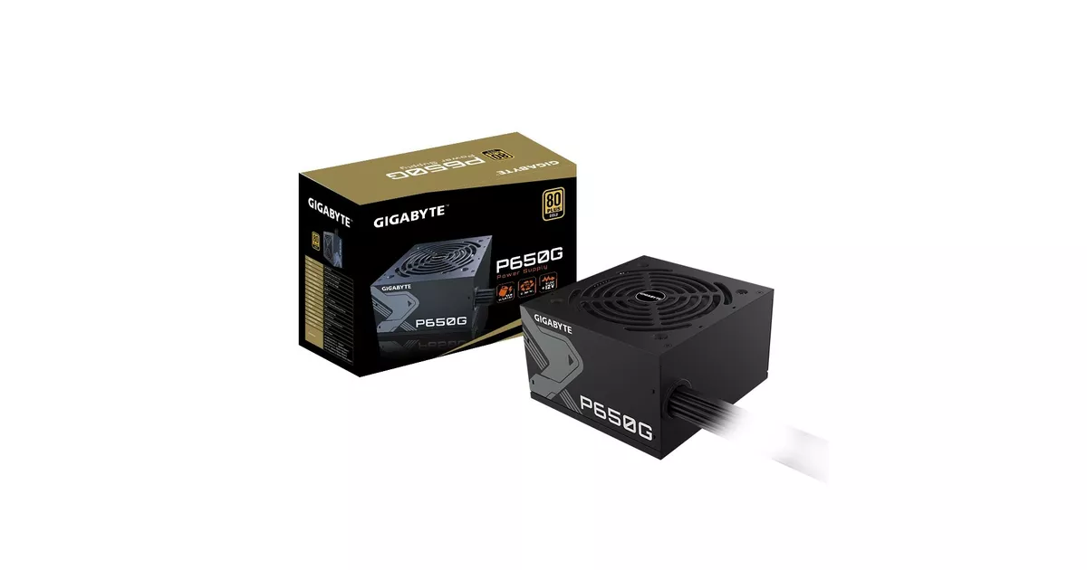 Gigabyte Zasilacz GP-P650G GOLD PFC 120mm hydraulic fan ATX | Alsen.pl