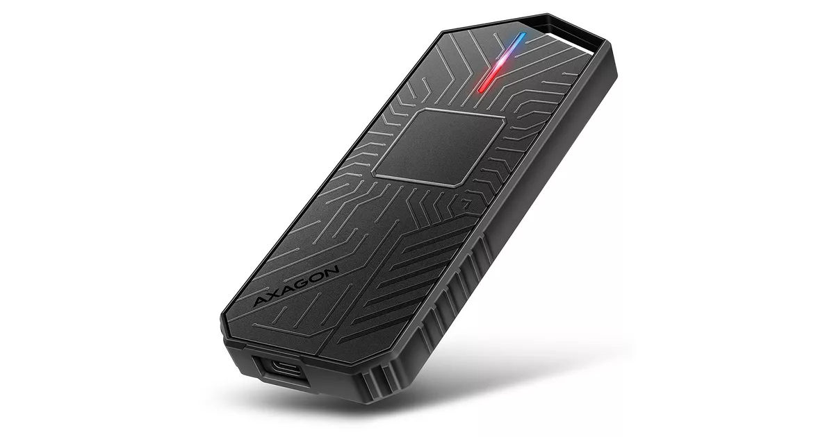 AXAGON EEM2-GAM Obudowa zewnętrzna aluminiowa USB-C 3.2 Gen 2 M.2 NVMe ...