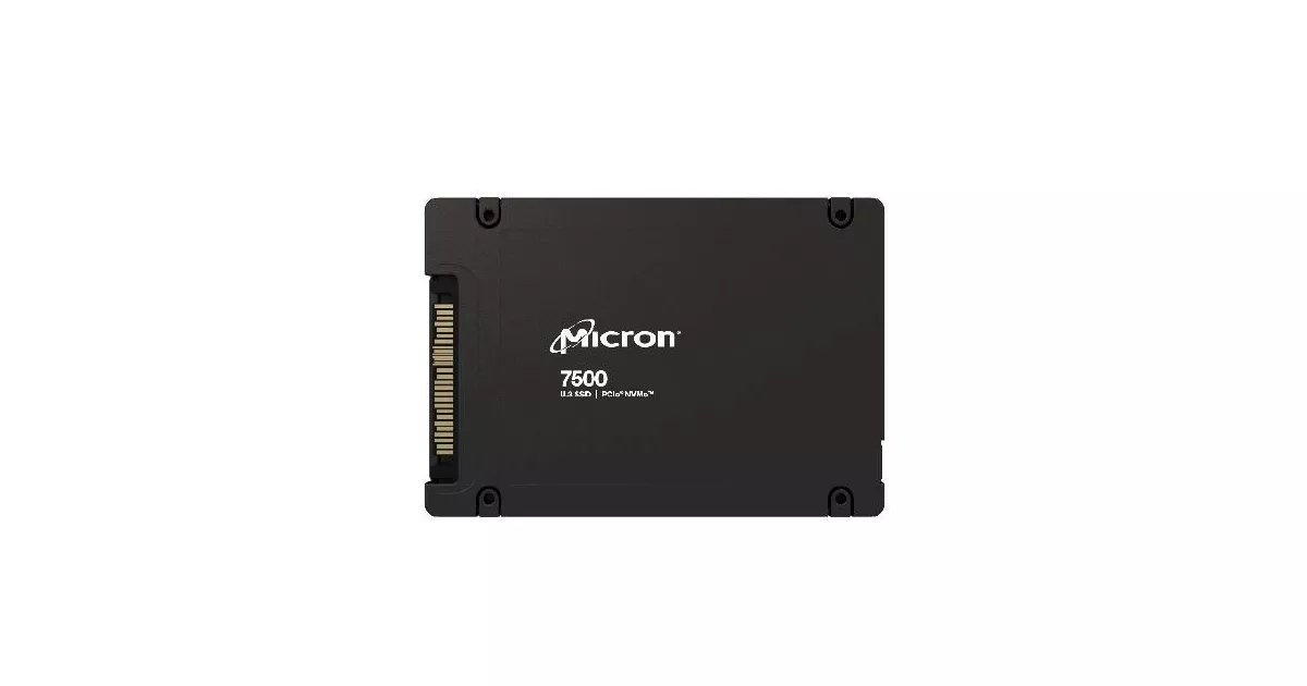 Micron Dysk SSD 7500 PRO 960GB NVMe U.3 15mm Single Pack | Alsen.pl