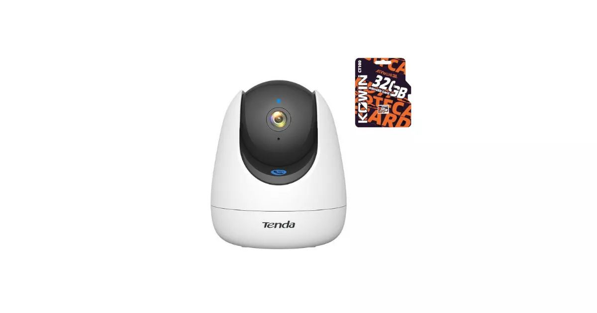 Tenda Kamera bezprzewodowa RP3 PRO 3MP WiFi6 AI + karta microSD 32GB ...