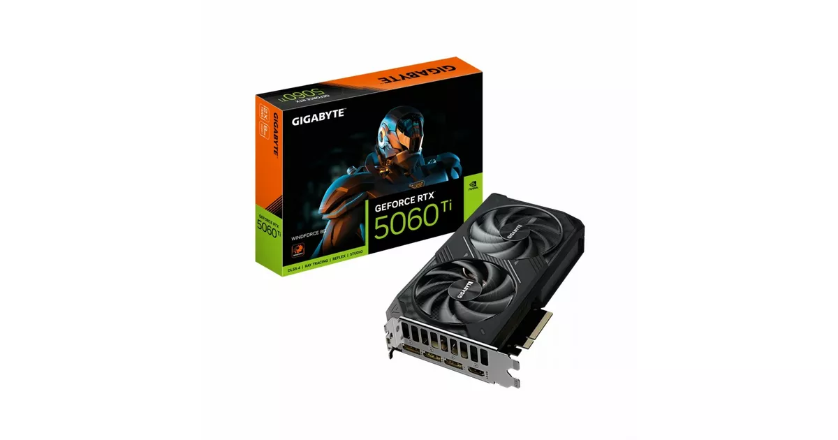 Gigabyte Karta graficzna GeForce RTX 5060 Ti WINDFORCE 8G 128BIT GDDR7 ...