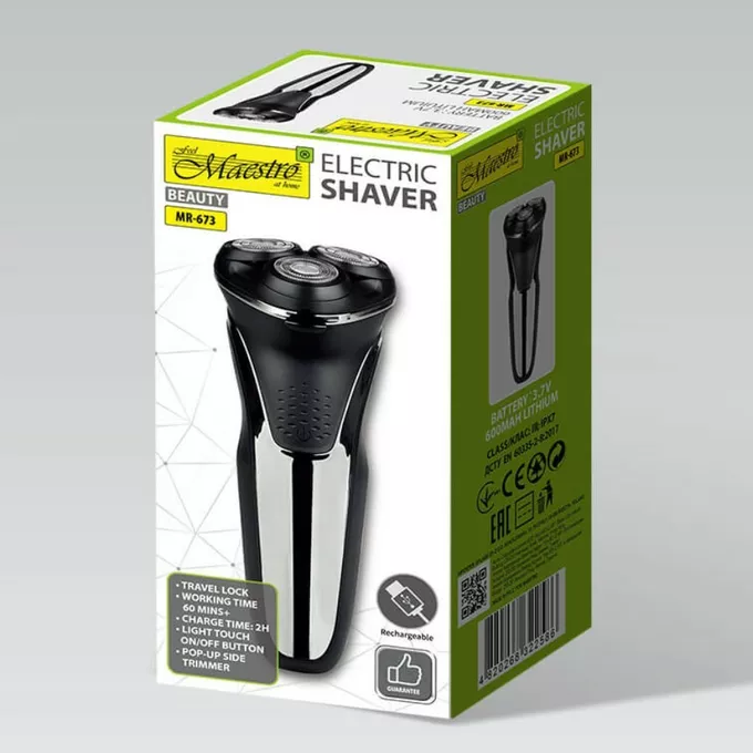 Feel-Maestro Golarka elektryczna męska USB MR-673 | Alsen.pl