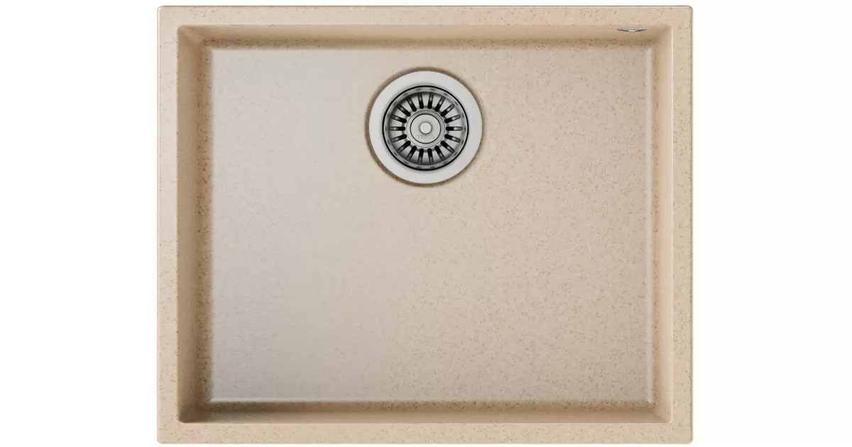 TEKA Zlew podwieszany SQUARE 40.40 TG Beżowy | Alsen.pl