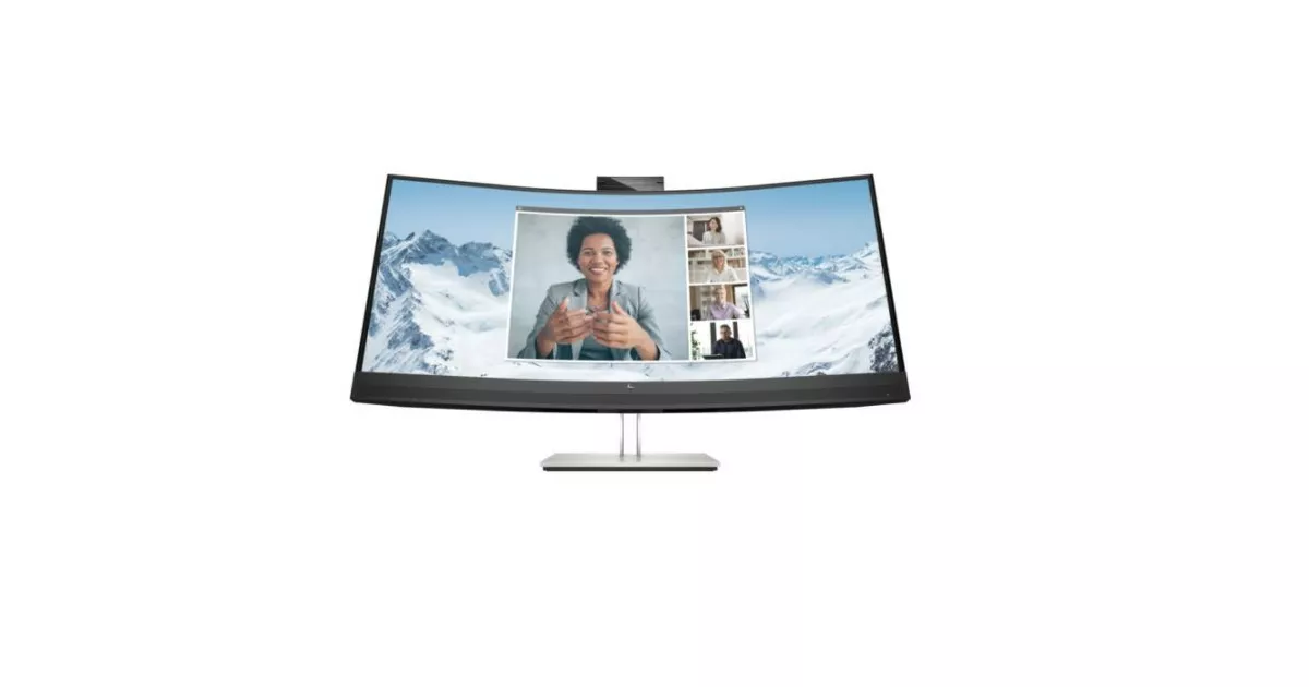 HP Monitor konferencyjny z zakrzywionym ekranem E34m G4 USB-C WQHD ...