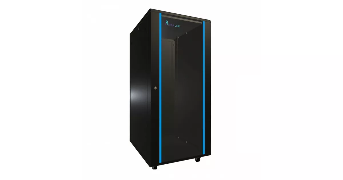 Extralink Szafa rack 27U 600x800mm czarna stojąca | Alsen.pl