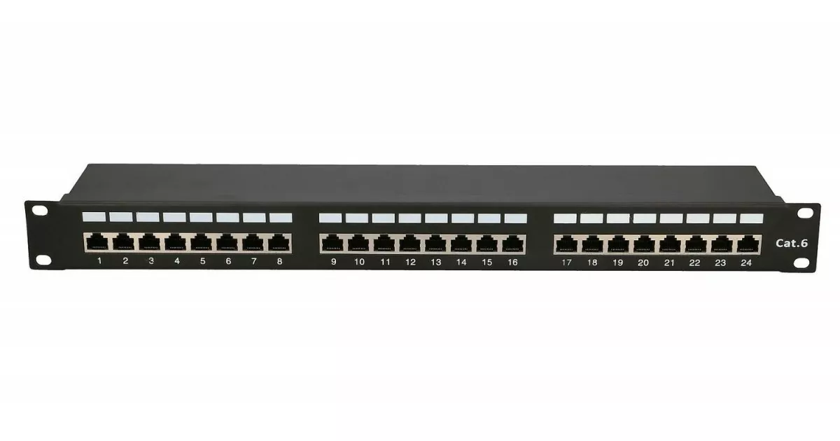 Extralink Patchpanel 24 porty CAT6 STP V2 | Alsen.pl