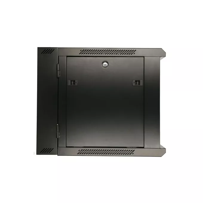 Extralink Szafka wisząca rack 12U 600x600 czarna dwusekcyjna | Alsen.pl