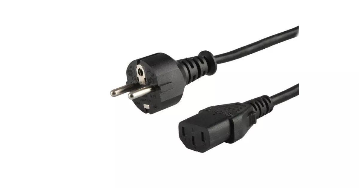 Savio Kabel zasilający Schuko męski - IEC C13, 1,2m, CL-89 | Alsen.pl