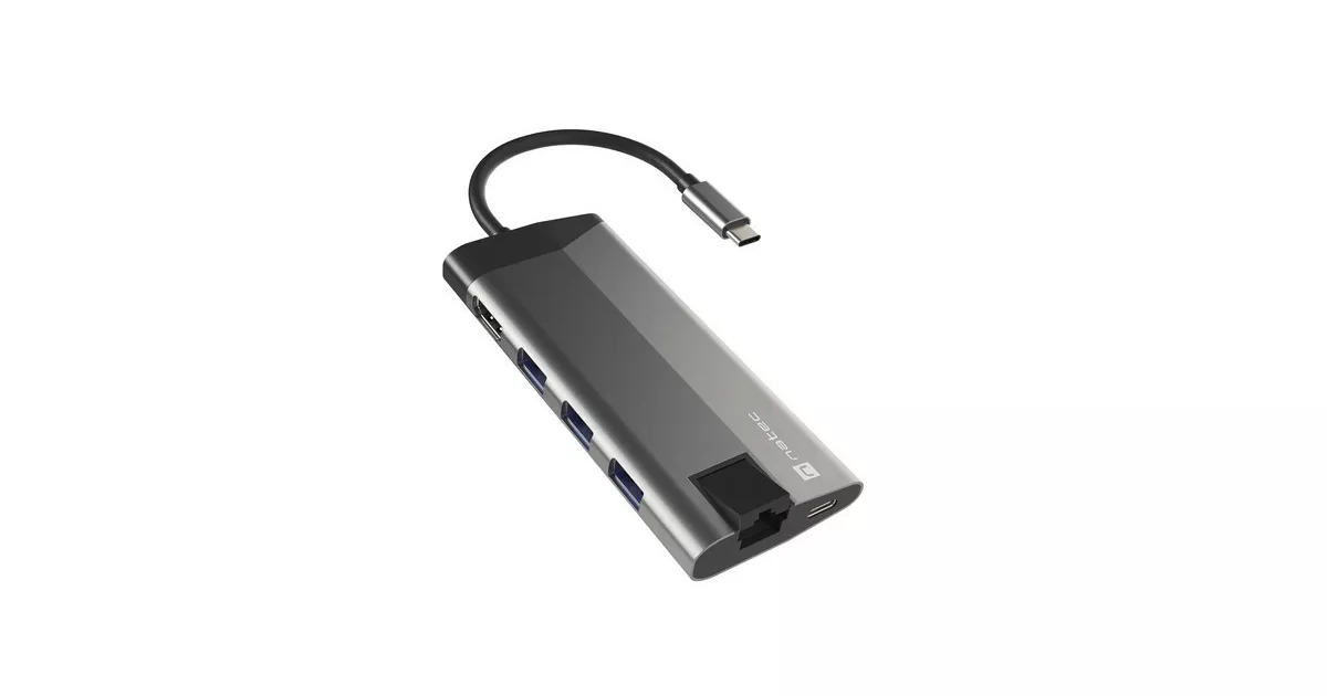 Natec Stacja dokująca Multiport Fowler Plus USB-C PD, 3x USB 3.0, HDMI ...